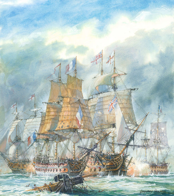 The Battle of Trafalgar, 1805 - Geoffrey Huband – Art Marine