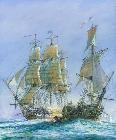 Tyger - Frigate action in the Baltic - Geoffrey Huband – Art Marine