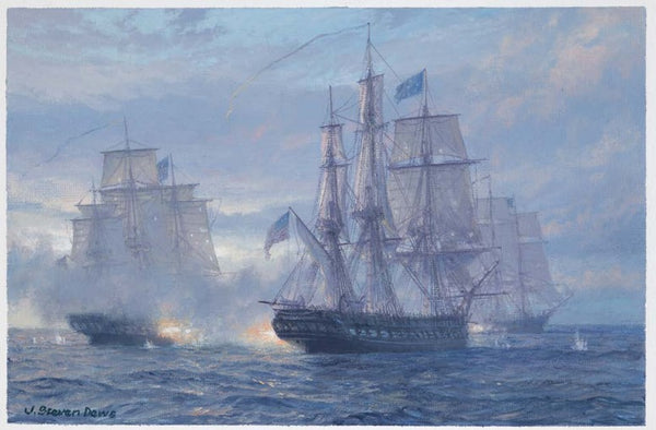Action between USS Constitution & HMS Cyane & HMS Levant - February 18 ...