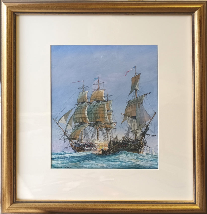 Tyger - Frigate action in the Baltic - Geoffrey Huband – Art Marine